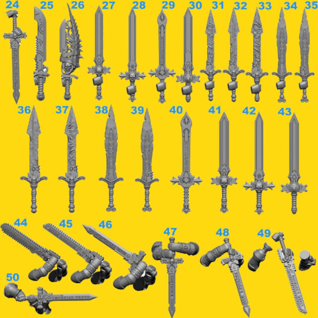 Pimp up Your Mini, Sword / Eternal Pilgrim / Model Building / Miniature ...