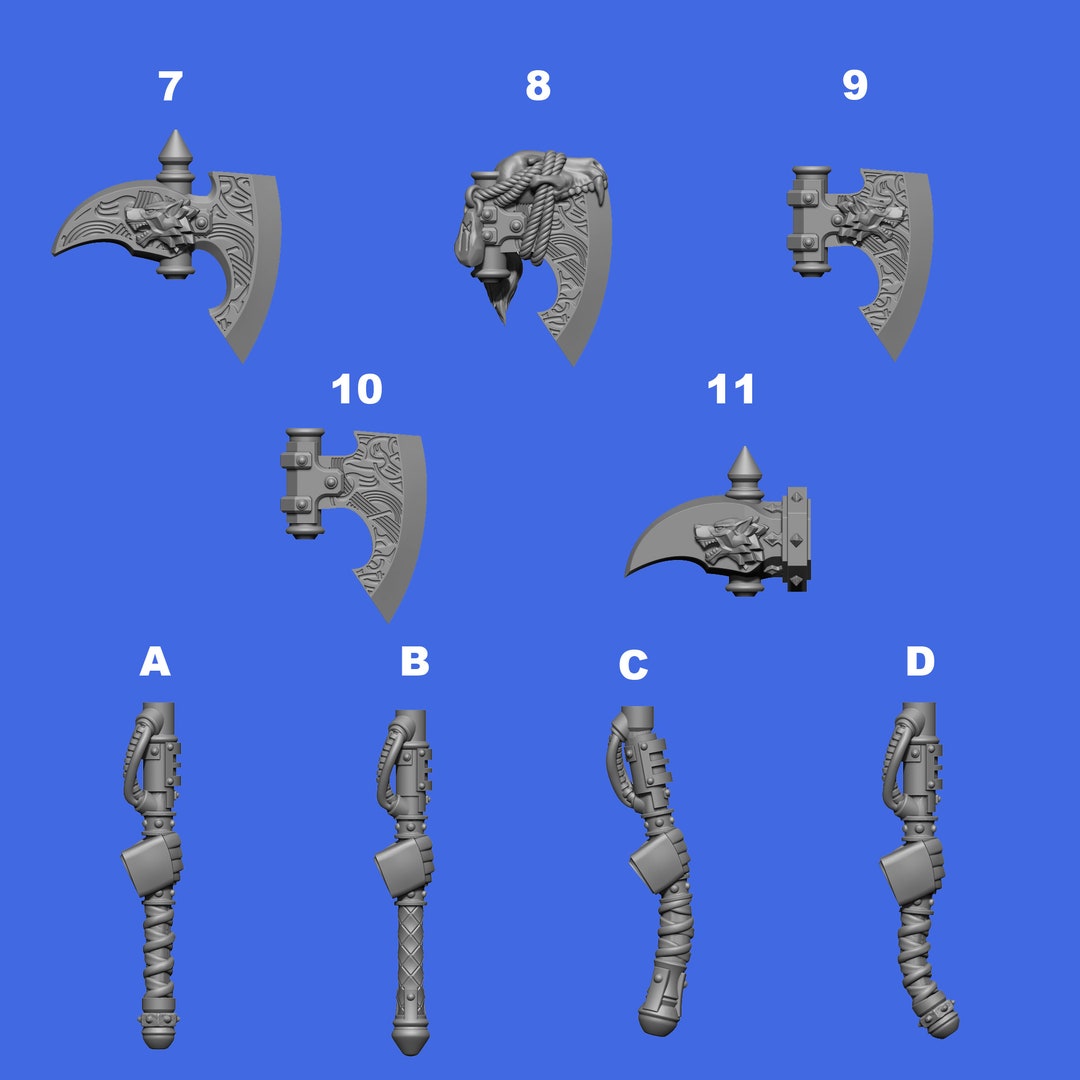 Pimp up Your Mini, Ax / Eternal Pilgrim / Model Building / Miniature ...