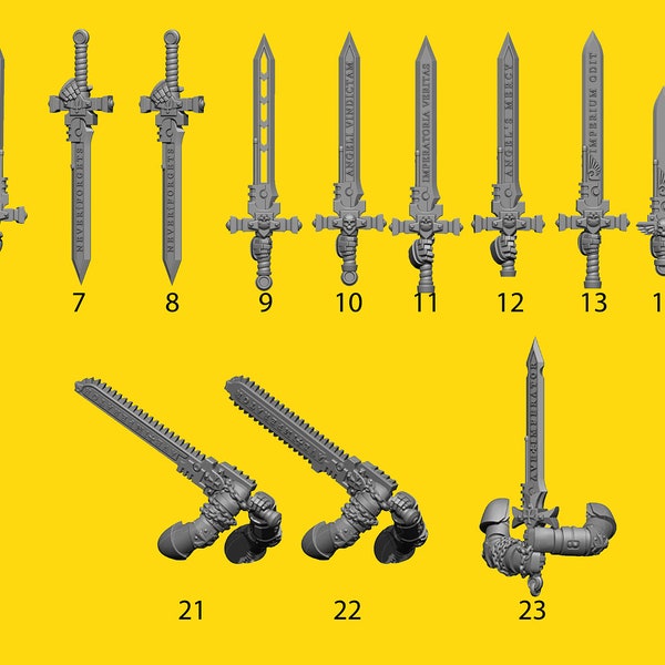 Warhammer40k Swords - Etsy