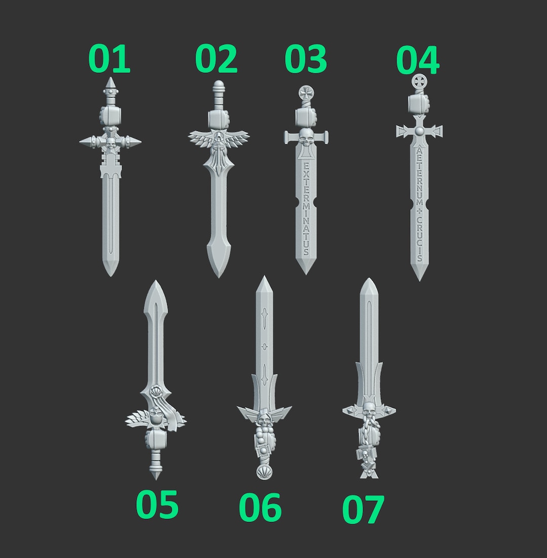 Pimp up Your Mini, Swords / Eternal Pilgrim / Modellbau / Miniature ...