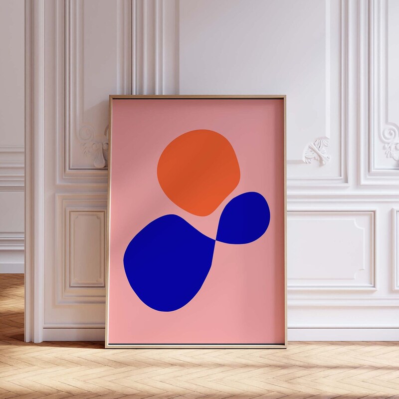 Modern Art Poster - Etsy