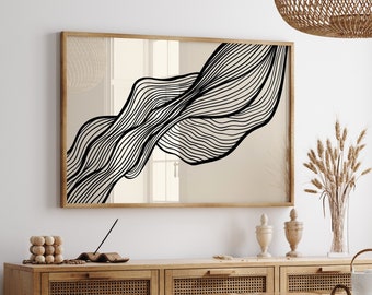 Horizontal Abstract - Etsy