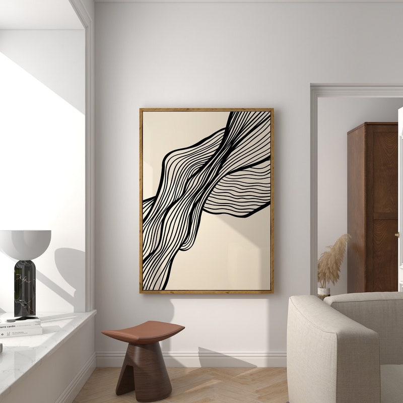 Monochrome Print - Etsy UK