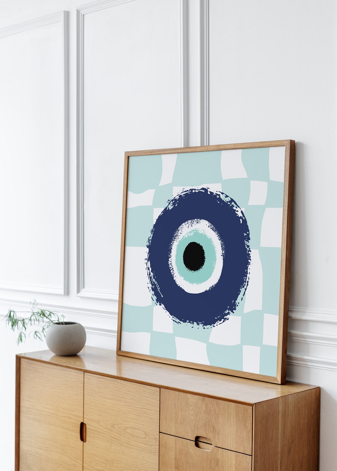 Evil Eye Square Printable Wall Art Minimalist Home Decor, Evil Eye ...
