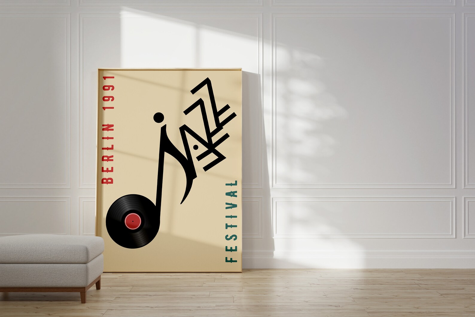 Jazz Festival Printable Wall Art, Jazz Festival Poster Print, Retro ...