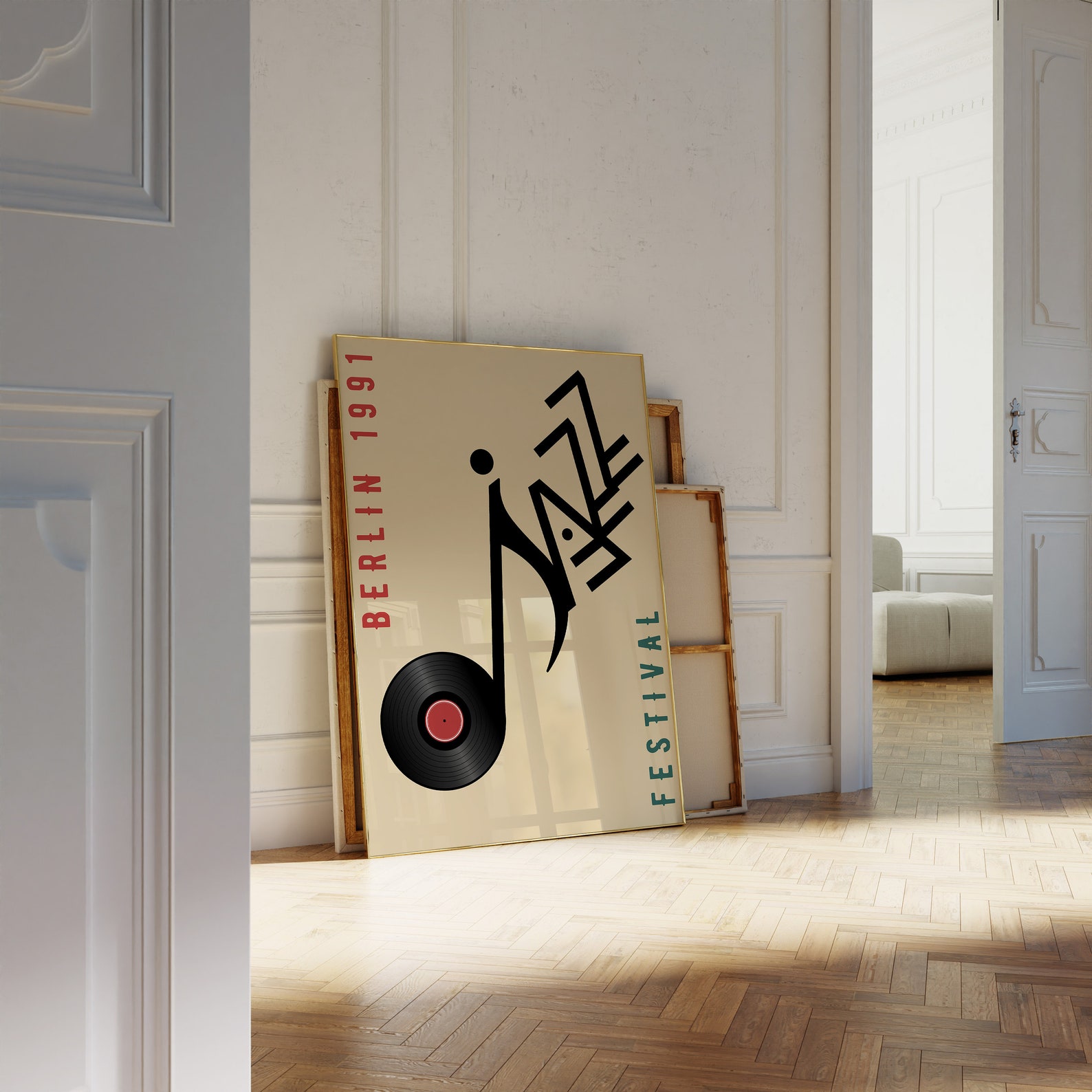 Jazz Festival Printable Wall Art, Jazz Festival Poster Print, Retro ...