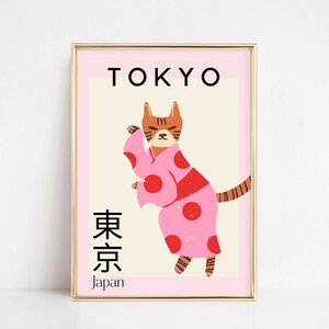 Tokyo Travel Print, City Printable Wall Art, Preppy Travel Poster ...