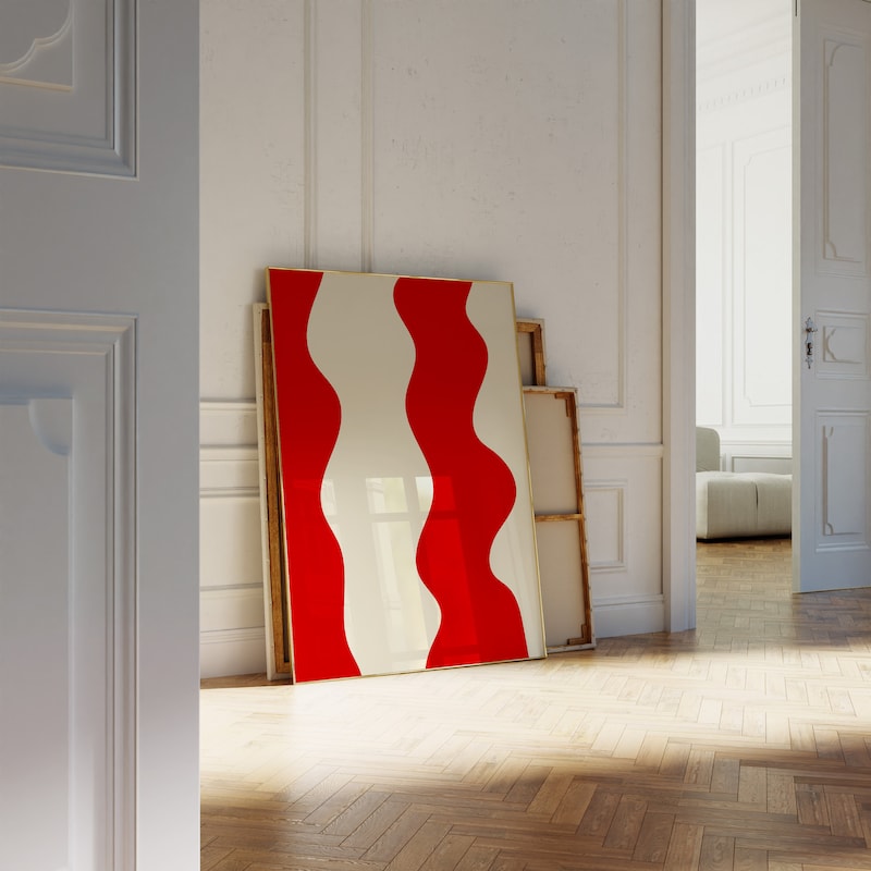 Red Art Print - Etsy