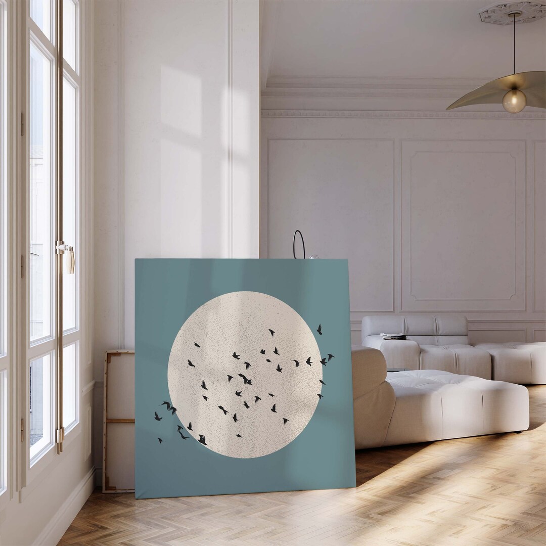 Flock of Birds Wall Art, Birds Printable Wall Art, Flying Birds Poster ...