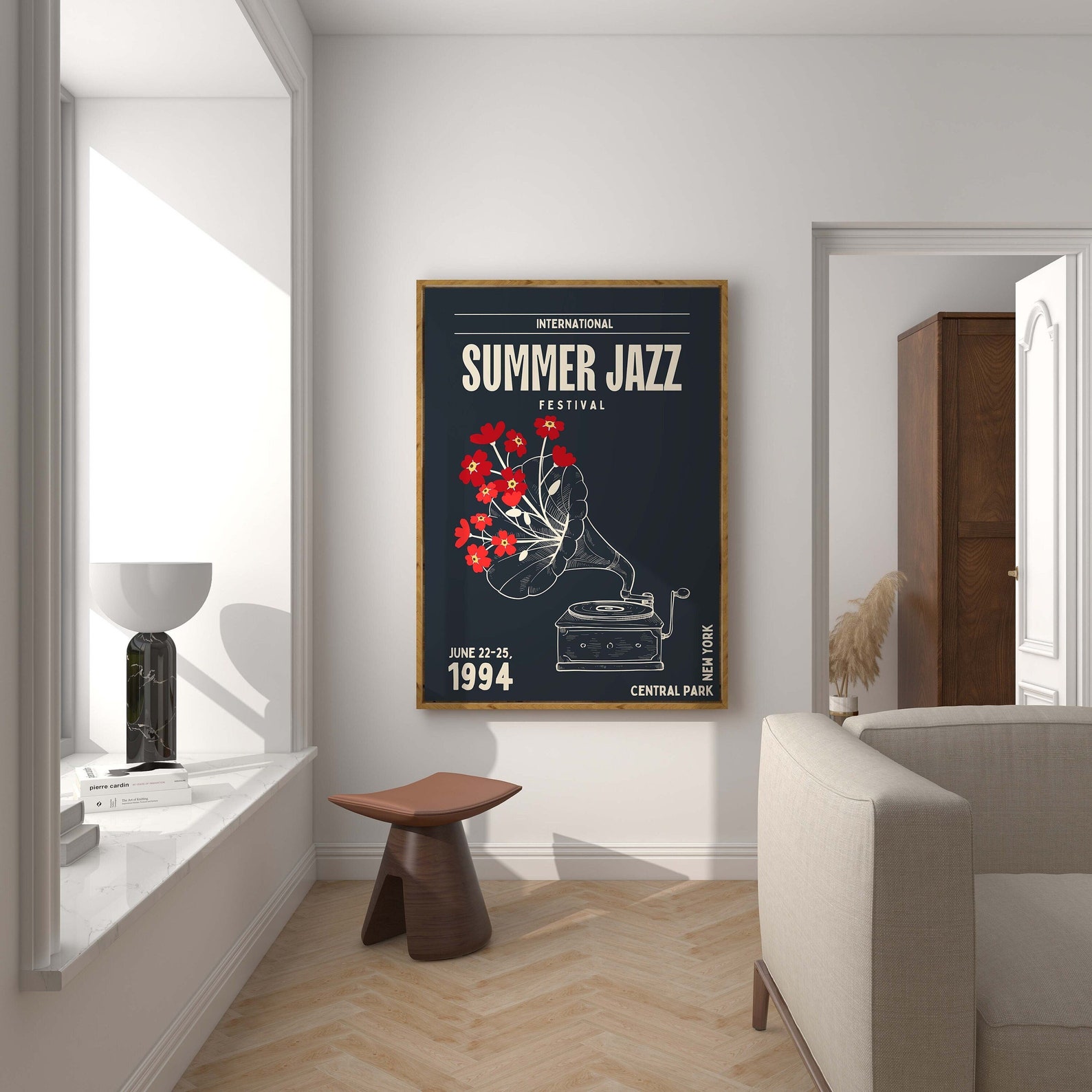 Jazz Festival Printable Wall Art, Jazz Poster, Retro Jazz Music Print ...