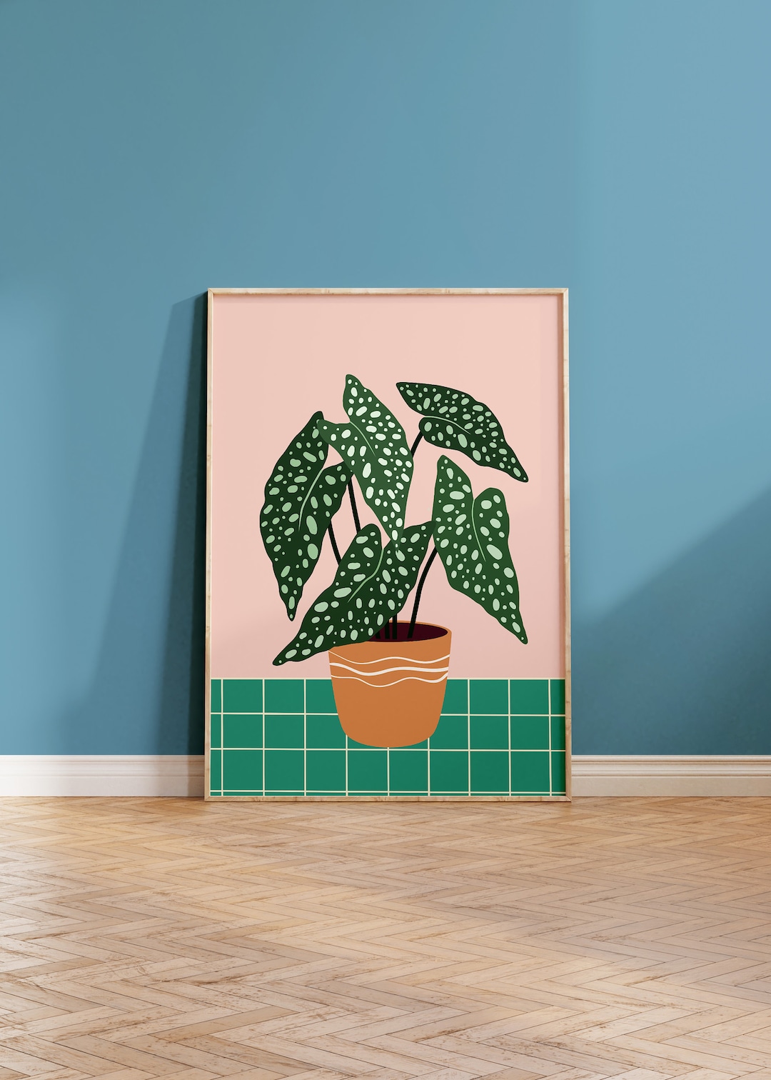 House Plant Printable Wall Art, Potted Plant Poster Download, Botanical ...