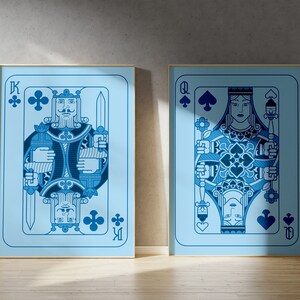 Blue Preppy Printable Wall Art Set of 2 Preppy Print Set - Etsy