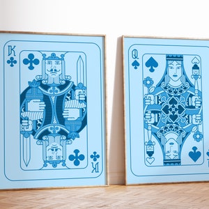 Blue Preppy Printable Wall Art Set of 2 Preppy Print Set - Etsy