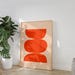 Orange Minimalist Abstract Printable Wall Art, Modern Art Poster ...