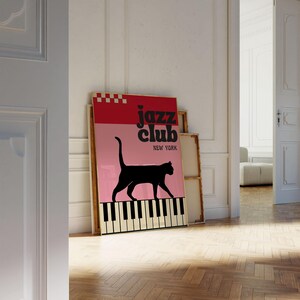 Retro Jazz Club Art Print: Music Festival Poster (digital Download) - Etsy