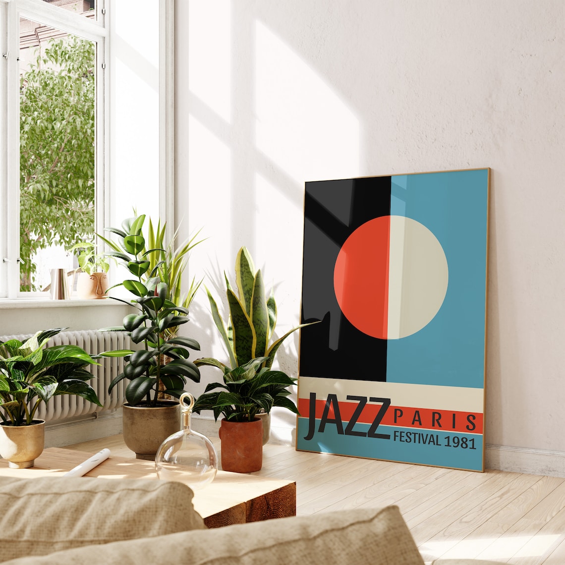 Jazz Festival Printable Wall Art Retro Jazz Music Print Mid - Etsy
