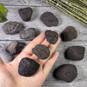 Raw Lava Volcanic Stone-natural Rough Natural Stone Pocket Crystals ...