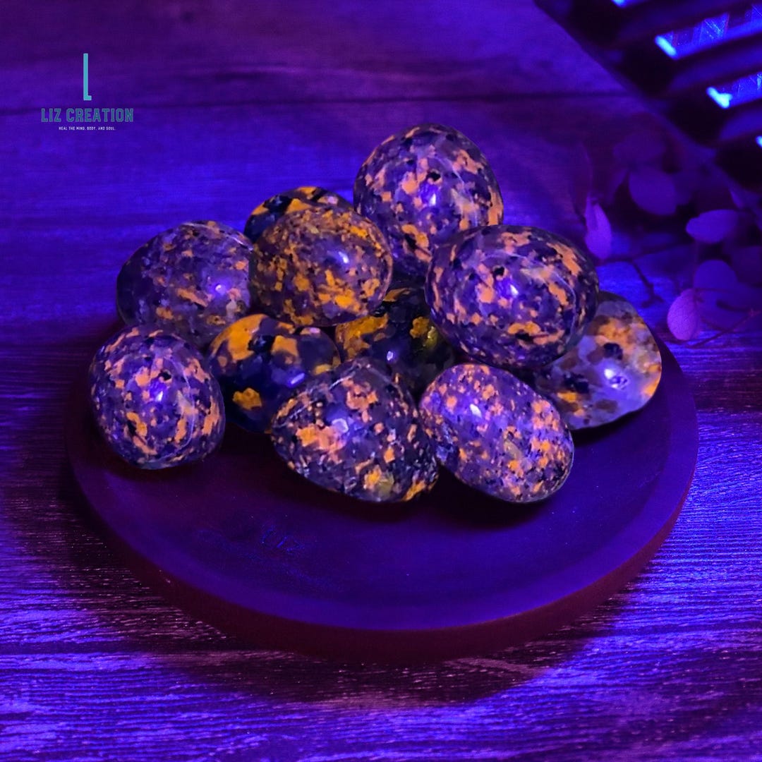 Emberlite Tumble Stone, Natural Polished Tumbles, Large Palm Pocket ...