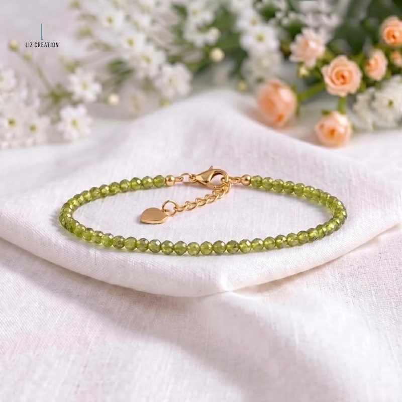 Peridot Heart Gold Ring - Etsy
