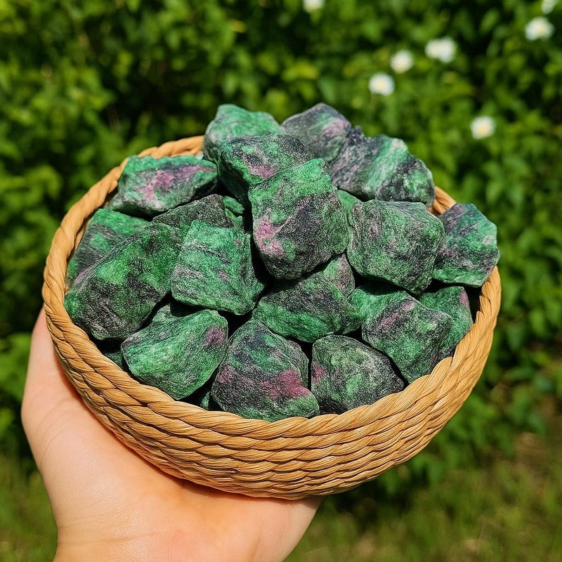 Ruby Zoisite Stone - Etsy