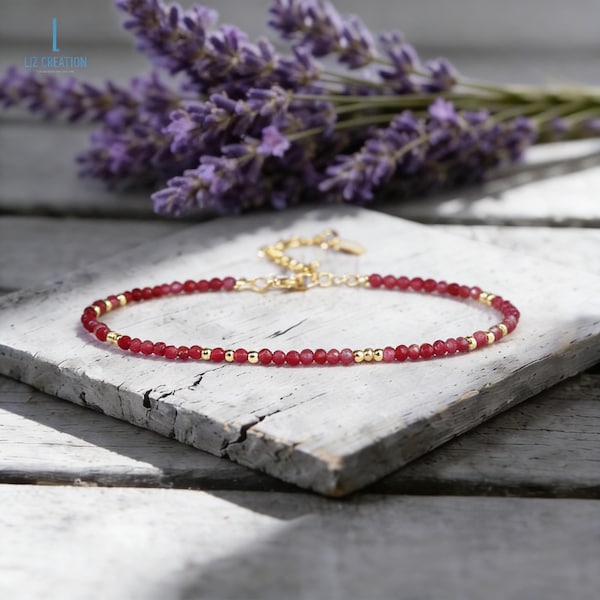Ruby Bracelet - Etsy