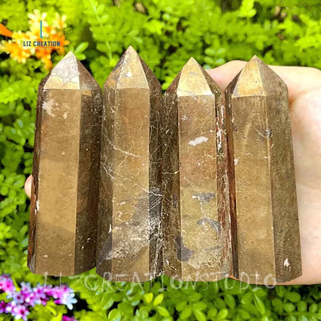 Pyrite Tower, Pyrite Point, Natural Stone Obelisk Wand, Mineral ...