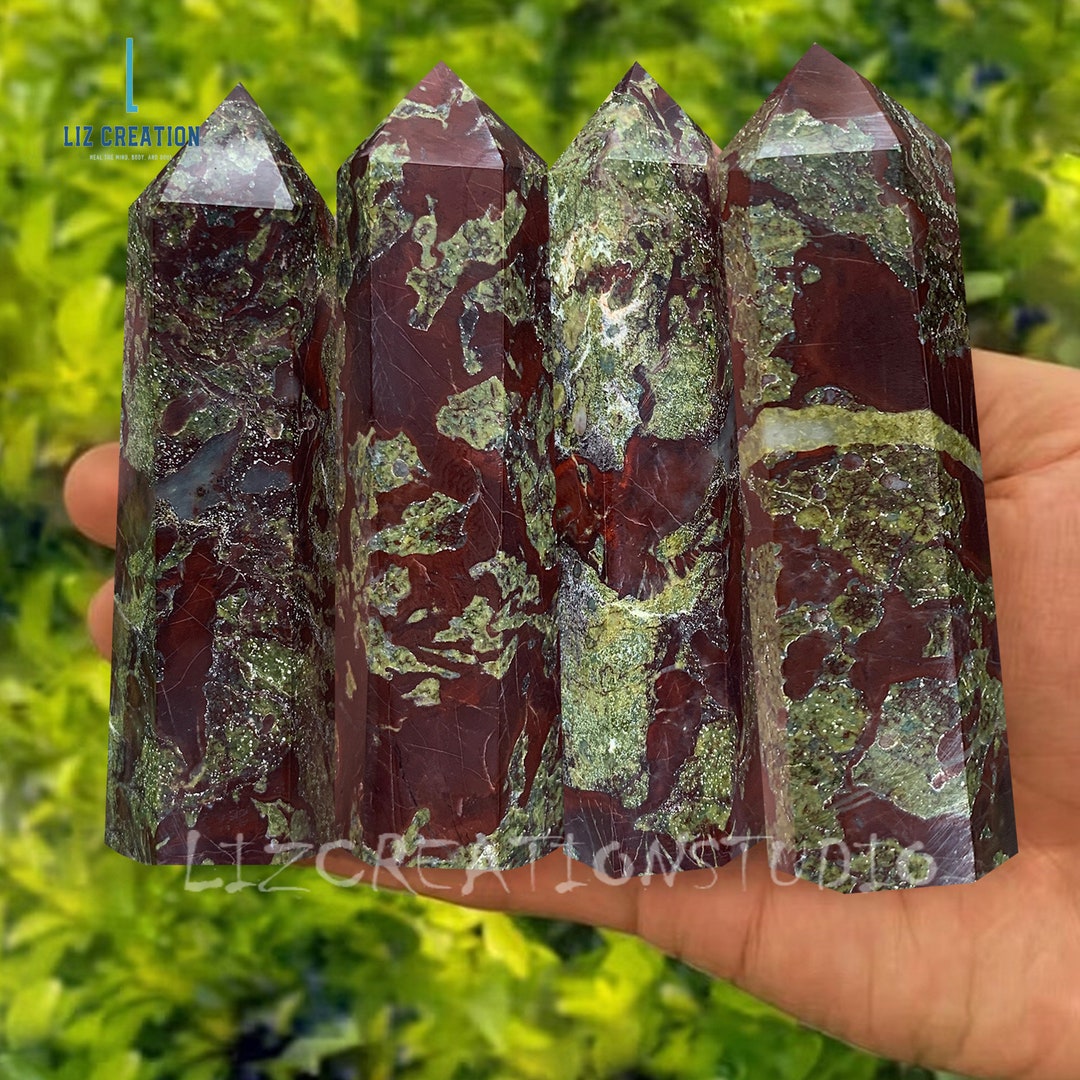 Bloodstone Tower, Dragon Bloodstone Point, Bloodstone Crystal, Green ...