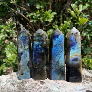 Labradorite Tower, Labradorite Point, Natural Stone Obelisk Wand ...