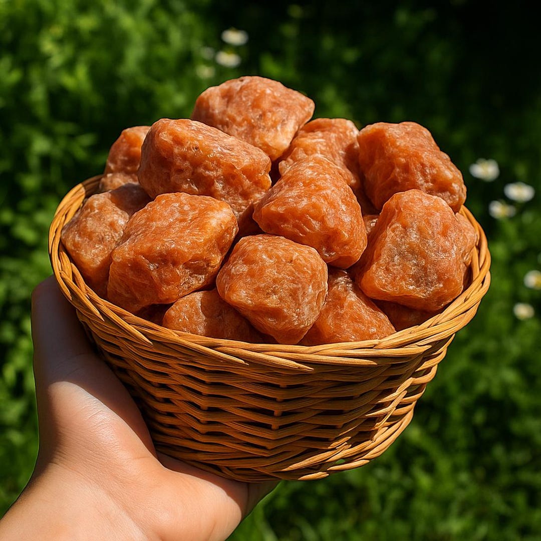 Raw Sunstone Stone for Tumbling-natural Rough Sunstone Pocket Crystals ...