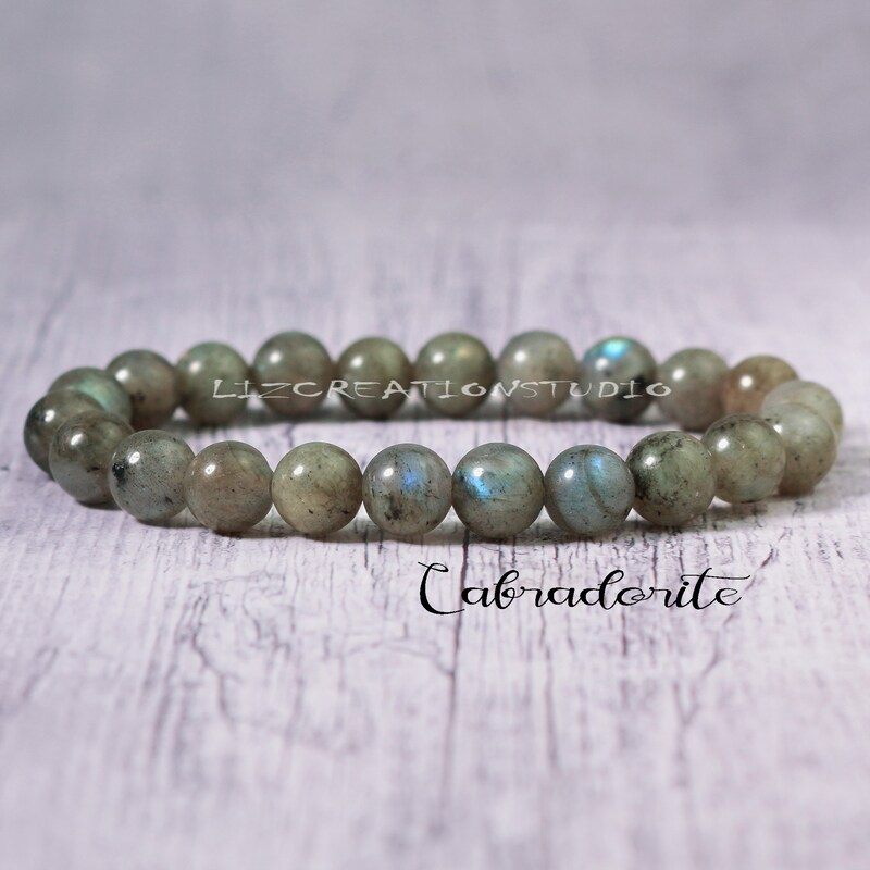 Labradorite Bracelet - Etsy