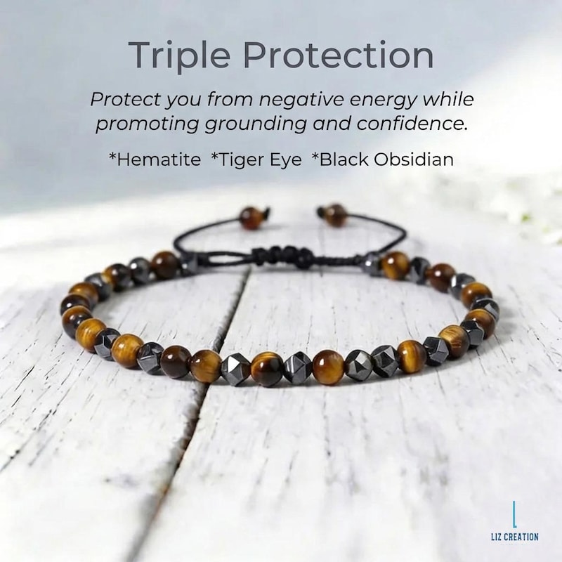 Tigers Eye Obsidian Jewelry - Etsy