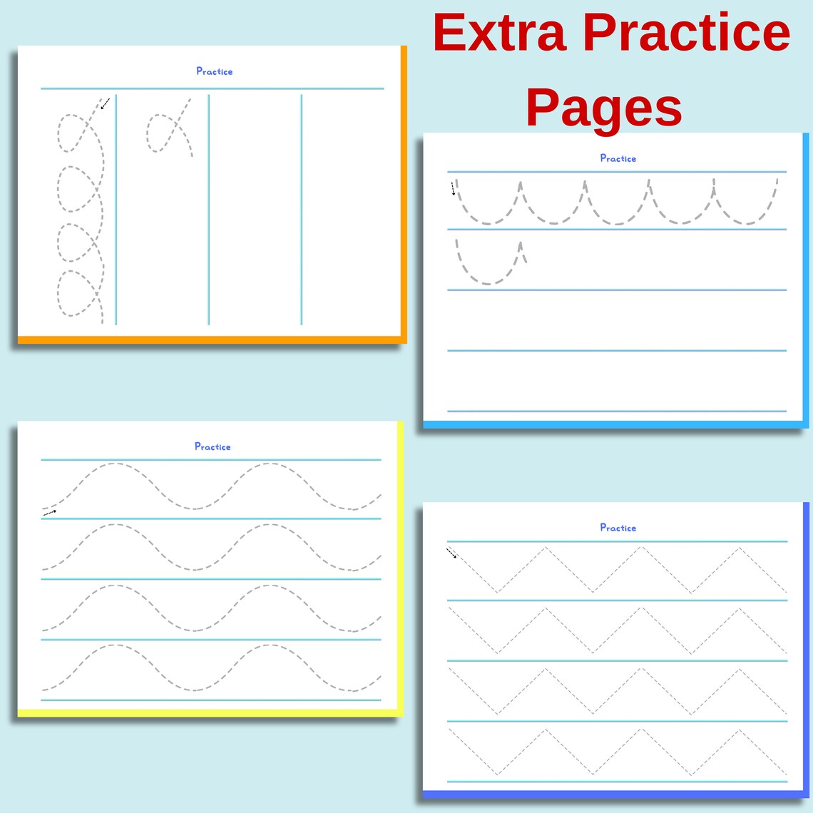 Line Tracing, Pre-writing, Toddler Worksheet, Affirmations, Preschool ...