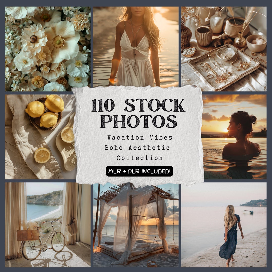 110 Stock Photo Bundle, Faceless Marketing, Master Resell Rights, Work ...