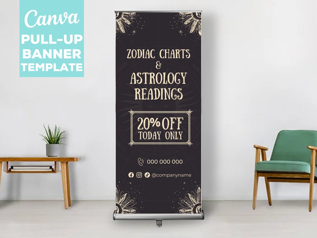Astrology Pull up Retractable Banner, Event Sign, Business Banner ...