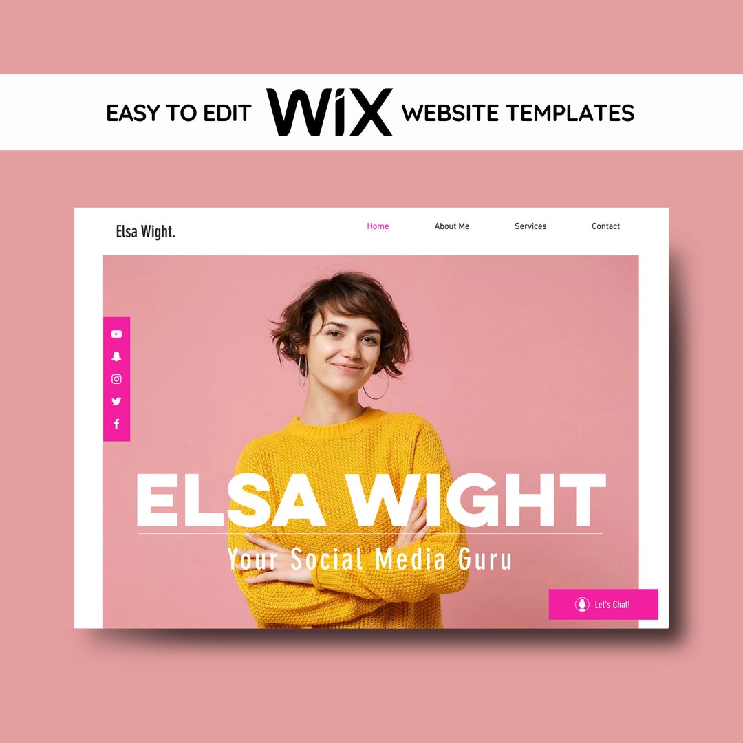 Wix Website Template for Social Media Manager, Virtual Assistants ...