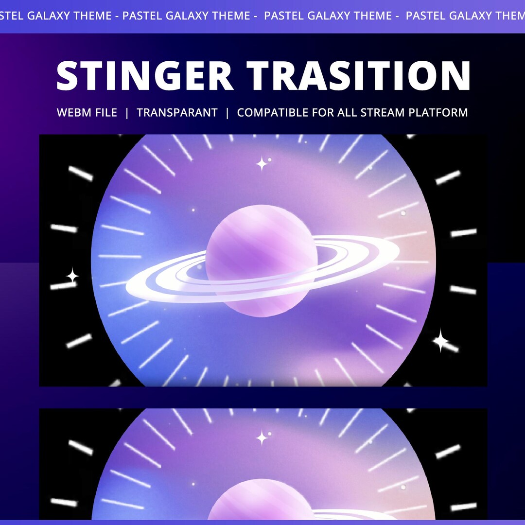 Purple Galaxy Animated Stinger Transition, Cosmic Galaxy, Rotating ...