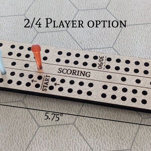 Basic Cribbage Board - Etsy