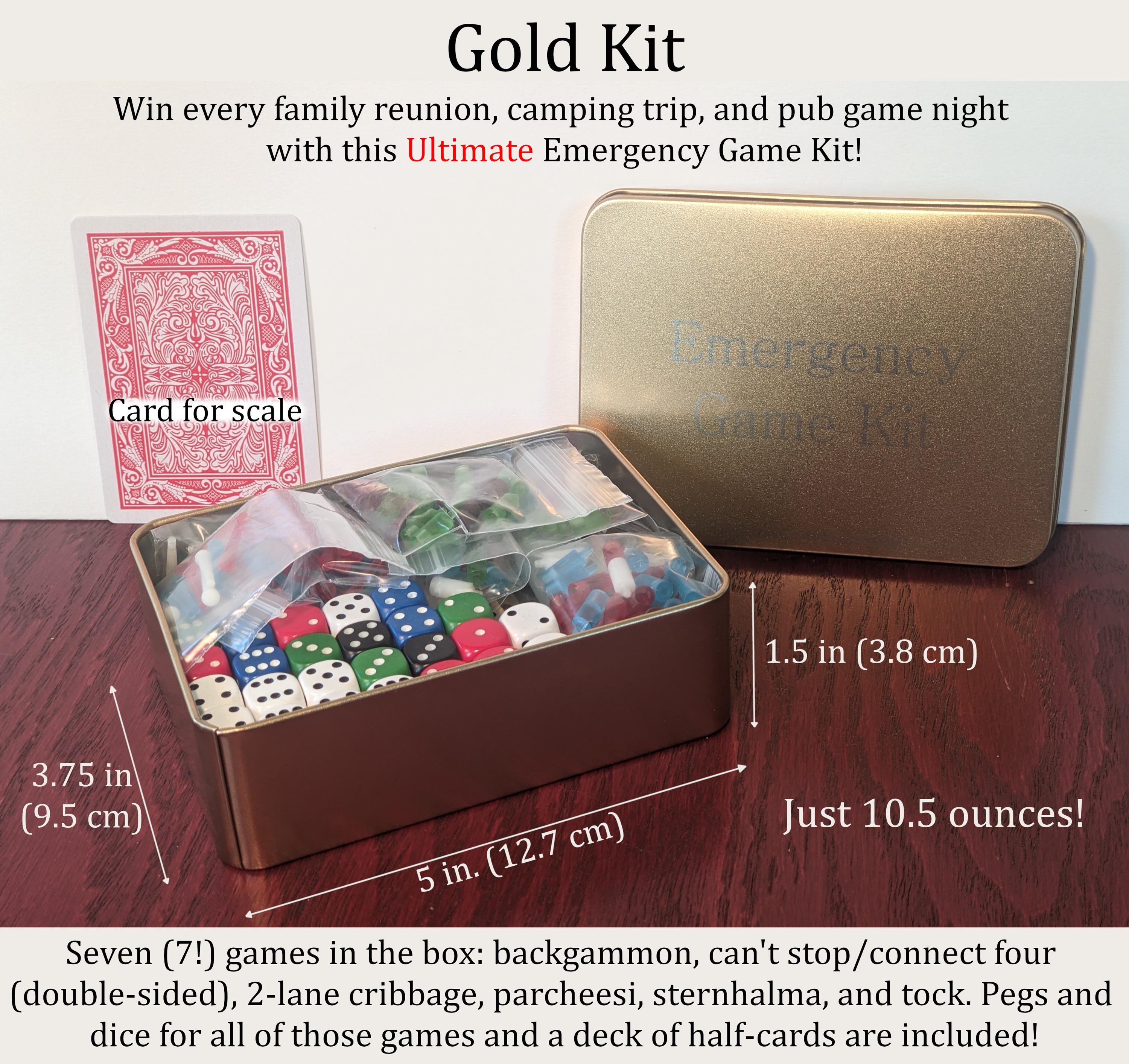 Multi-game Emergency Game Kit for Travel or Anywhere - Etsy
