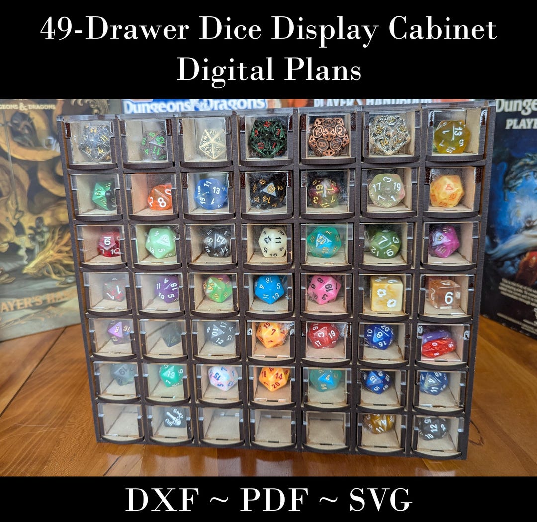 49-drawer Dice Display Cabinet - Etsy