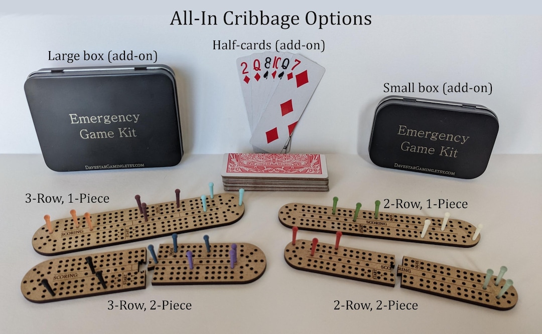 Ultralight Travel Cribbage Board (2/4 or 3 Player) - Etsy