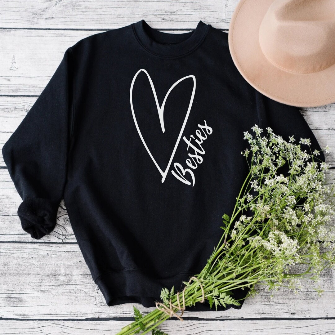 Best Friend Sweatshirts, Best Friends Gifts, Bestie Matching Sweatshirt ...