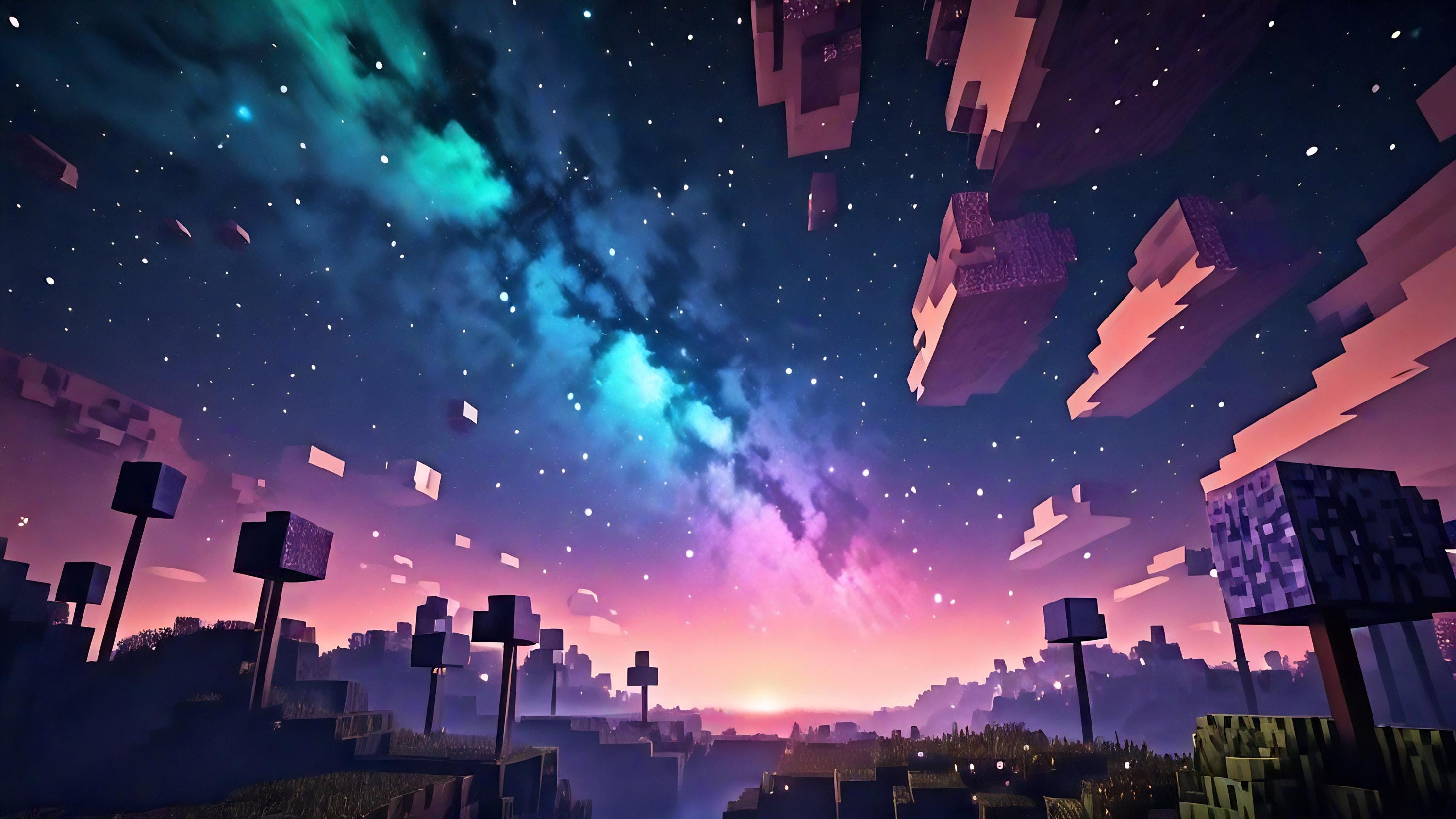 View of the Cosmos - 4K Pixel Art Background,galaxy Screensaver,gaming ...