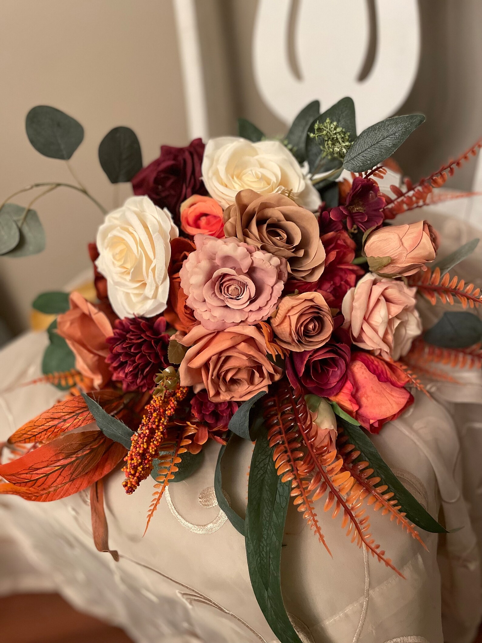 Fall Bridal in Terracotta, Burnt Orange, Taupe, Coffee and Burgundy ...