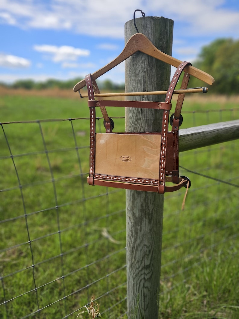 Custom Leather Livestock Show Harness: Handmade Exhibitor Number ...