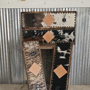 Custom Cowhide Coat Hook Wall Hanger: Lasered Logo, Award Hanger - Etsy