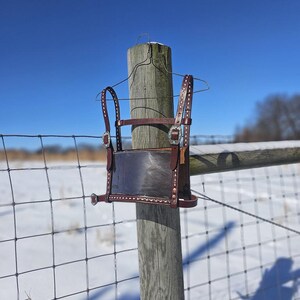 Custom Tooled Leather Livestock Show Harness - Etsy