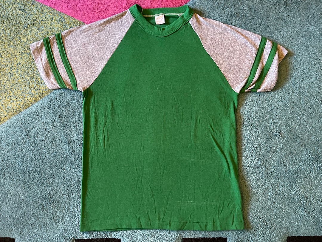 Vintage 70s/80s Raglan Ringer Shirt Made in USA - Etsy