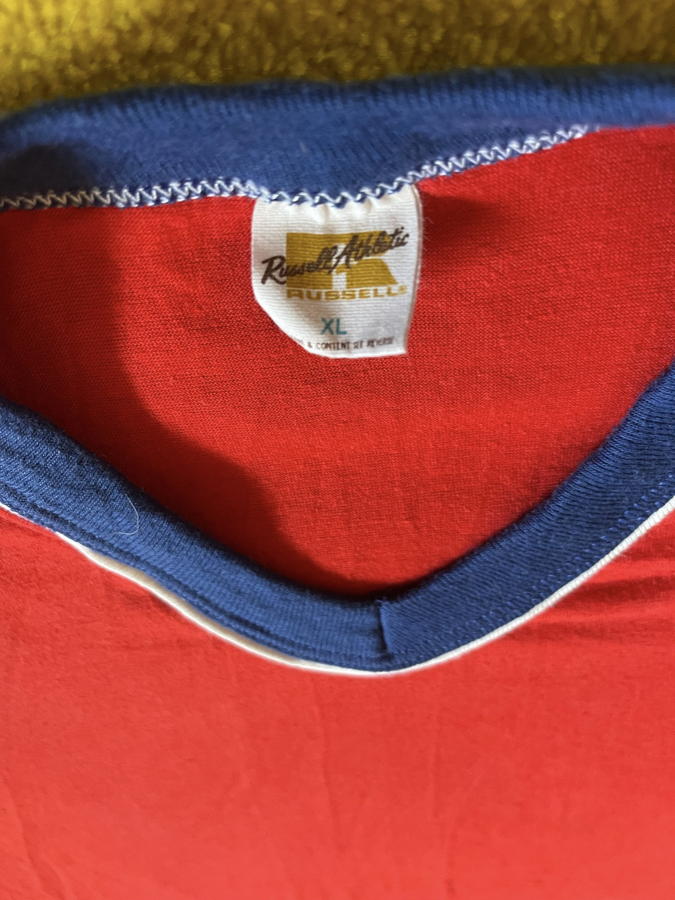 Vintage V-neck Raglan Tshirt Made in USA - Etsy