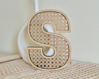 Rattan Style Letters - Etsy