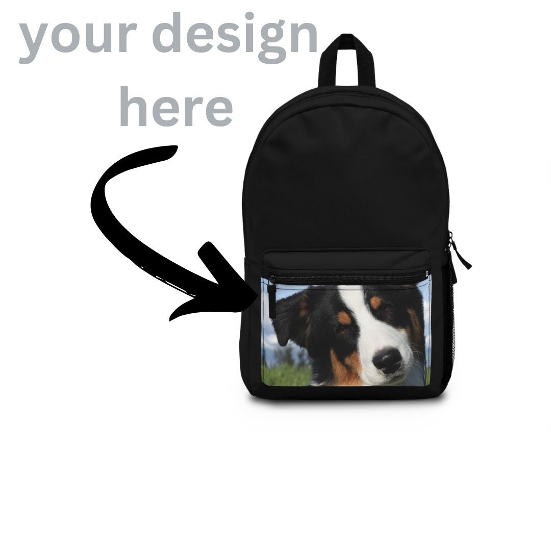 Custom Backpack With Photo, Photo Backpack, Backpack With Photo, Custom ...